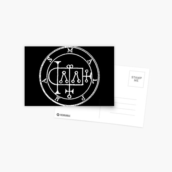 "Seal of Malphas Talisman Demon Circle" Postcard for Sale by ...
