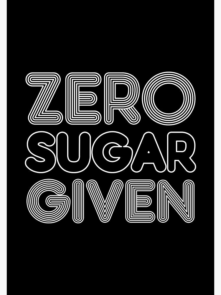 "Copy ofFunny Zero Sugar Given 80s Retro Typographic Design For People ...