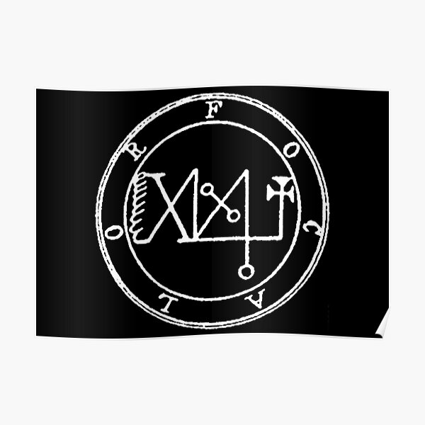 "Seal of Focalor Talisman Demon Circle" Poster for Sale by ...