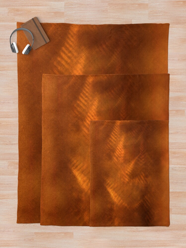 "Orange Copper" Throw Blanket for Sale by foxxya | Redbubble