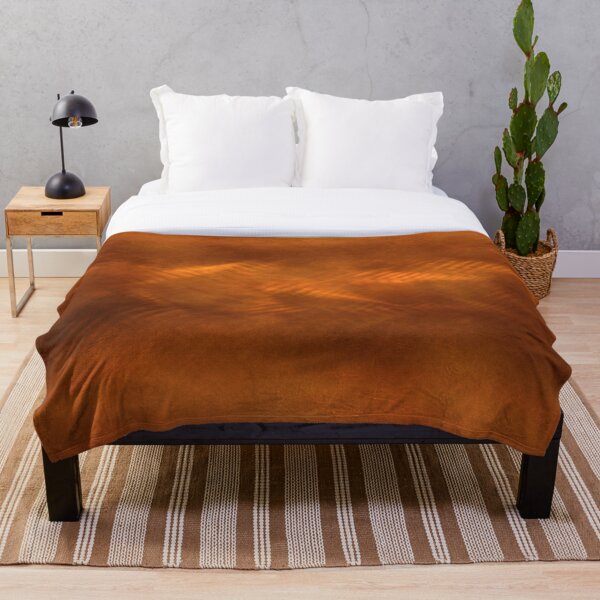 "Orange Copper" Throw Blanket for Sale by foxxya | Redbubble