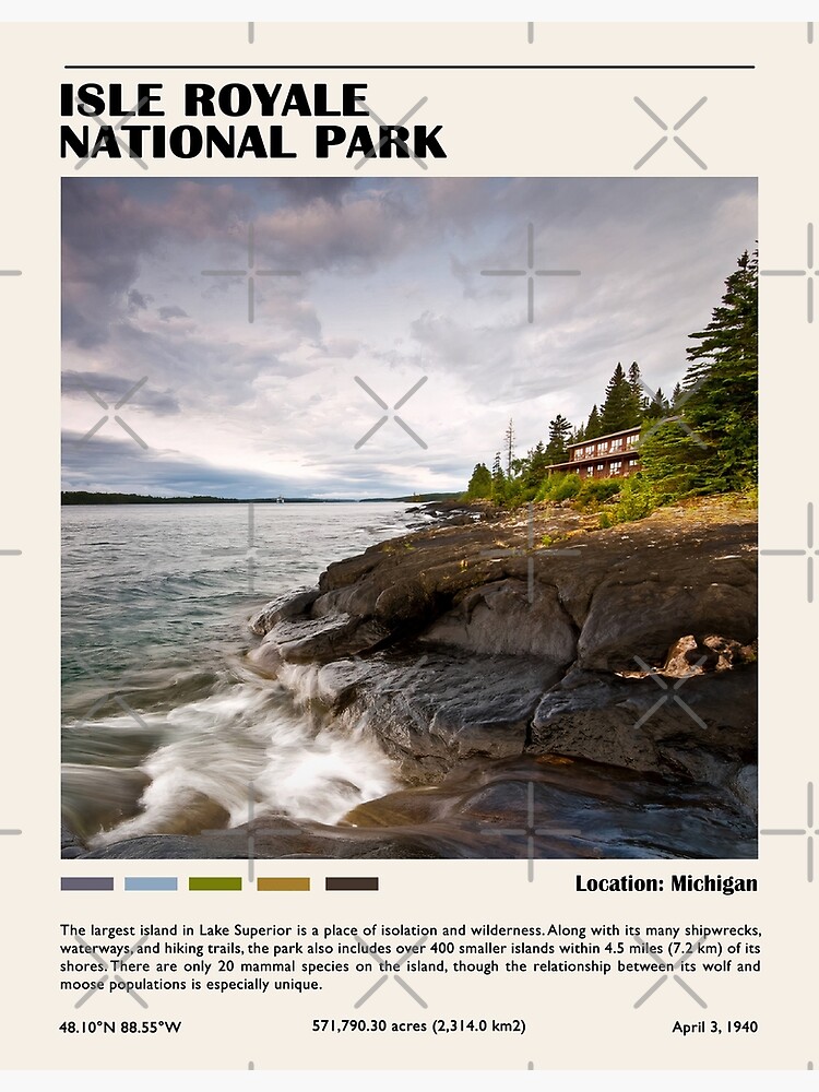"Isle Royale National Park" Poster for Sale by AshleyReid89 | Redbubble
