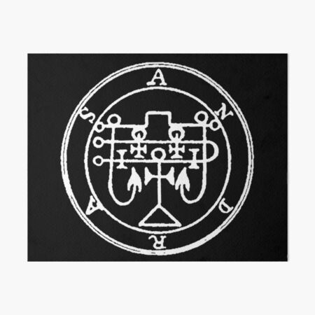 "Seal of Andras Sigil Demon Circle" Art Board Print by signsandsymbols ...