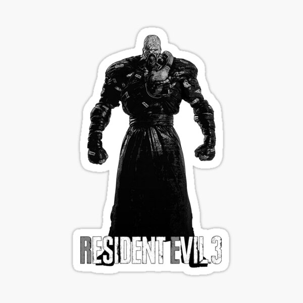 "Resident Evil 3 / Nemesis" Sticker for Sale by creep-jerky | Redbubble