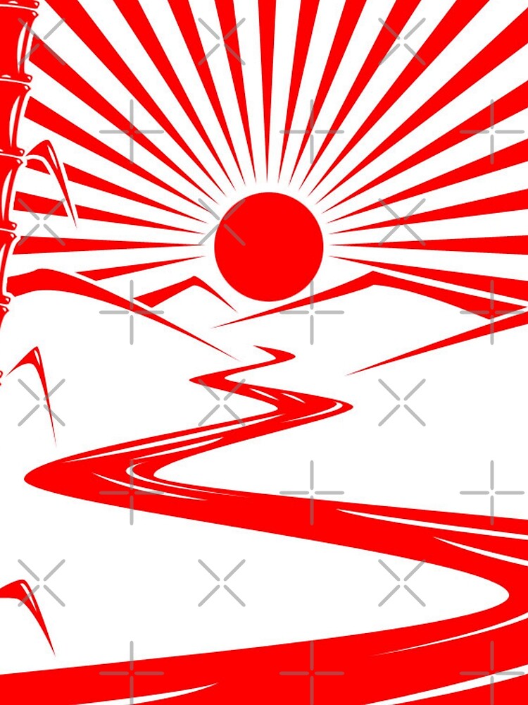 "Rising sun" T-shirt for Sale by foxxya | Redbubble | rising sun ...