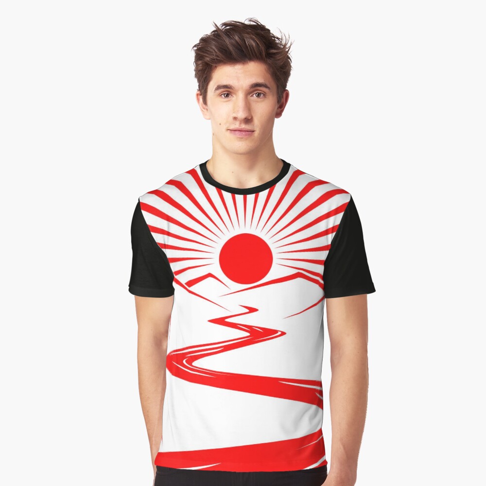 "Rising sun" T-shirt for Sale by foxxya | Redbubble | rising sun ...