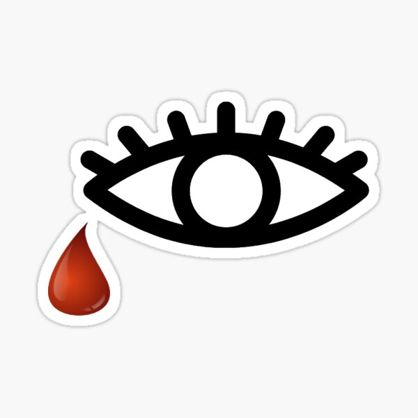 "Bloody Drop" Sticker for Sale by YagizIdilman | Redbubble