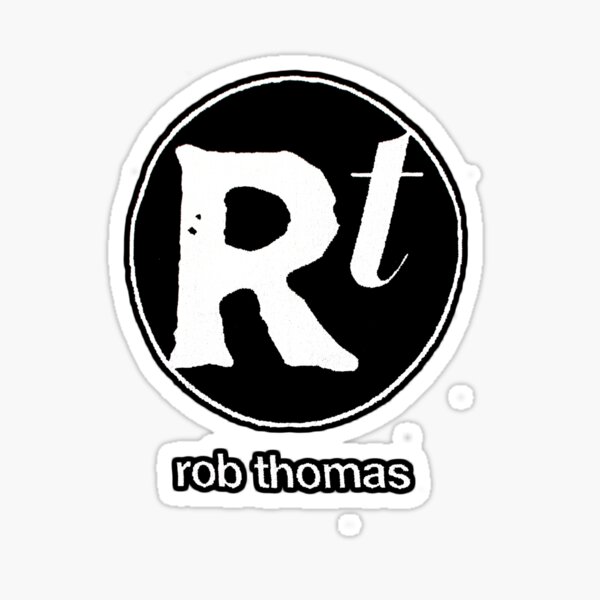 "amazing of logo Rob thomas " Sticker for Sale by dtubble26 | Redbubble