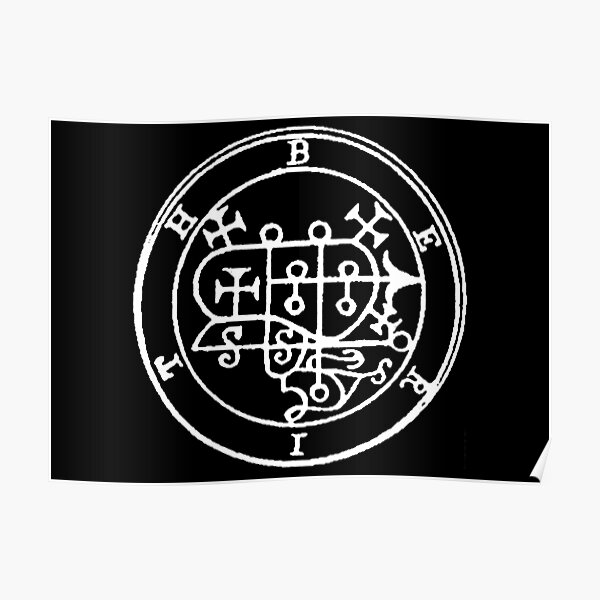"Seal of Berith Talisman Demon Circle" Poster for Sale by ...