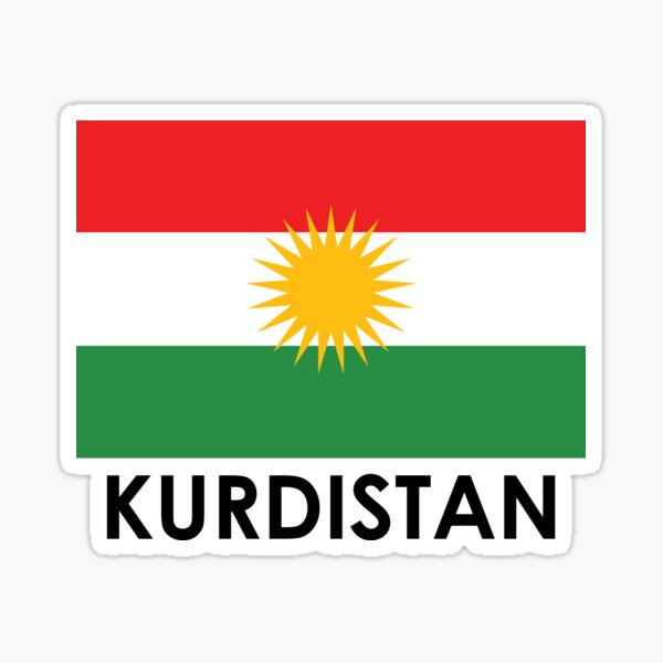 "Kurdistan - Kurdish flag" Sticker for Sale by ebo-tshirt | Redbubble