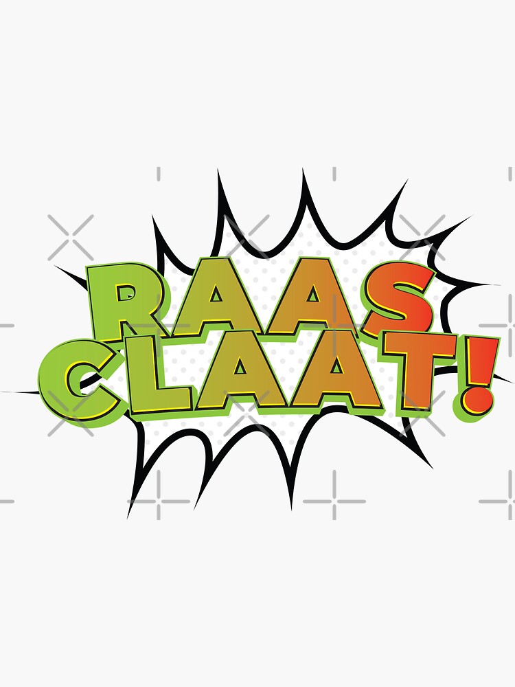 "Raas Claat" Sticker for Sale by Datblastedboy | Redbubble