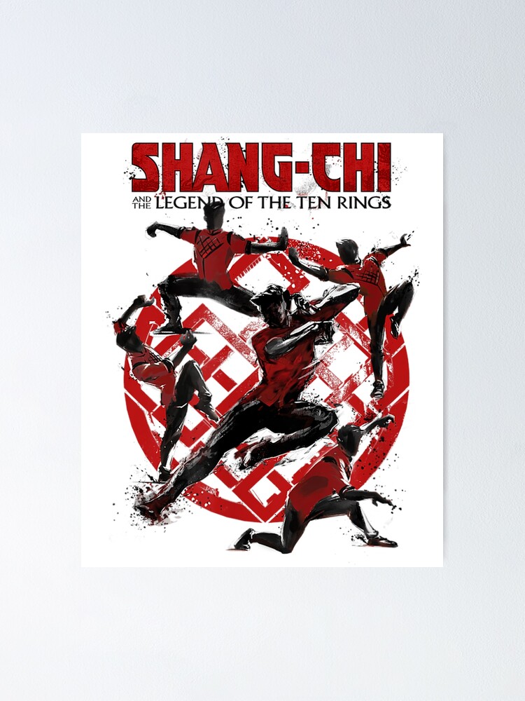 "Shang-Chi Poses Logo shang chi Legend of the ten rings" Poster by ...