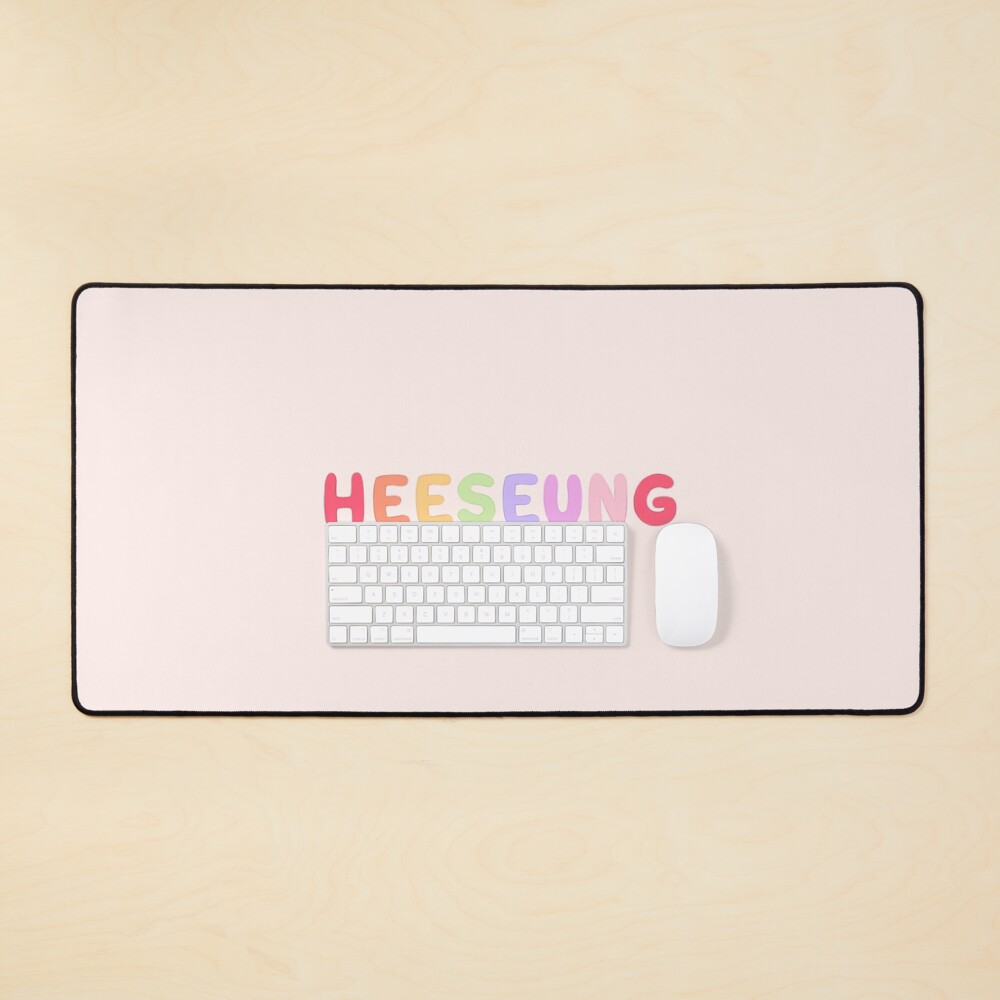 "Heeseung Rainbow Letters" Sticker for Sale by deerseung | Redbubble
