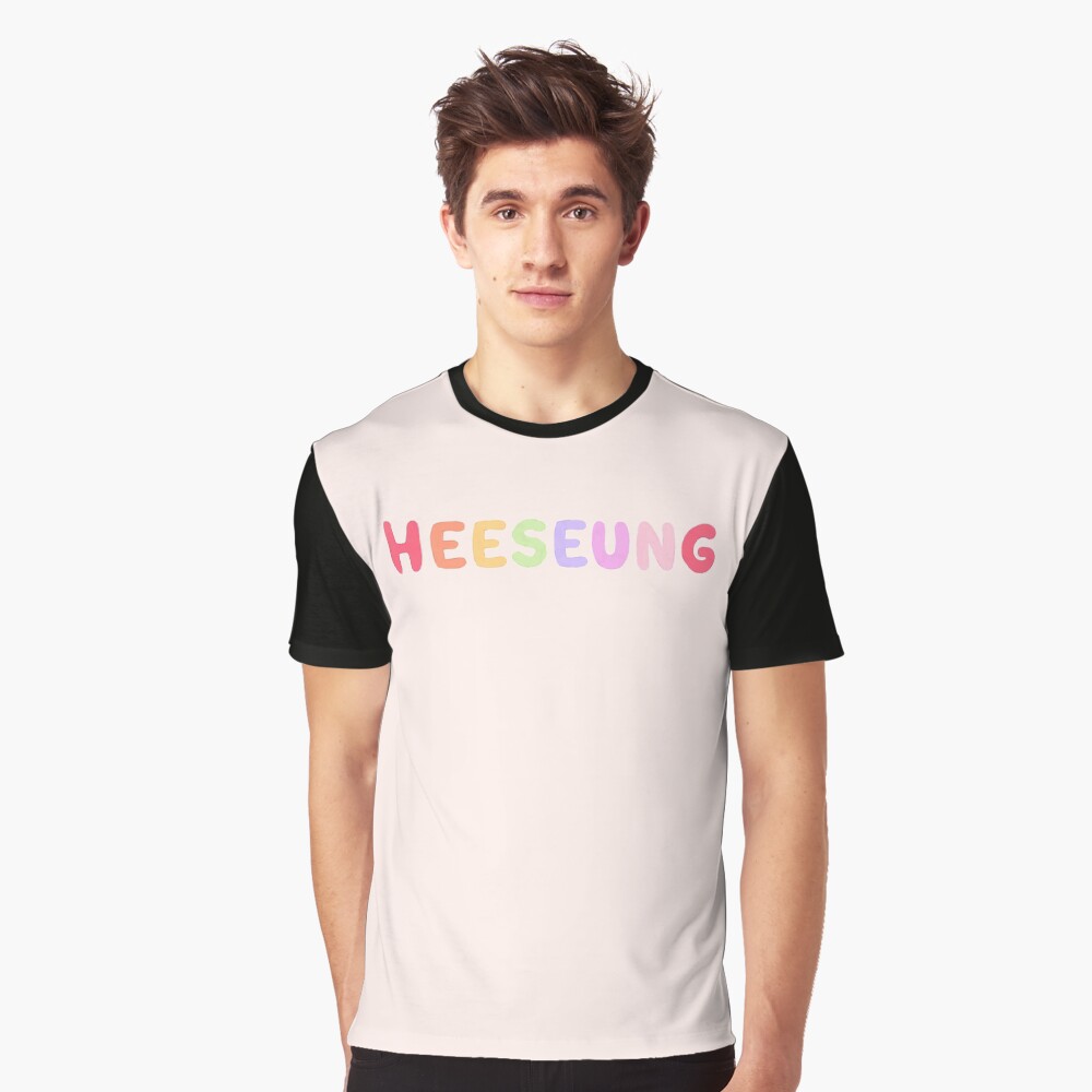 "Heeseung Rainbow Letters" Sticker for Sale by deerseung | Redbubble