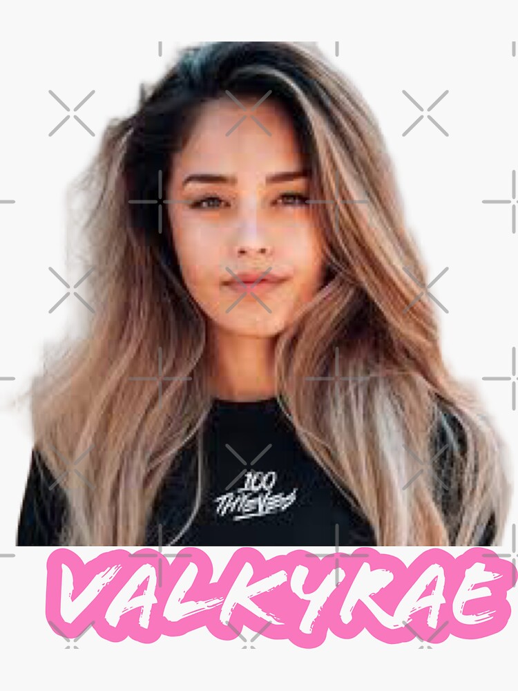 "valkyrae" Sticker for Sale by Mariocii | Redbubble