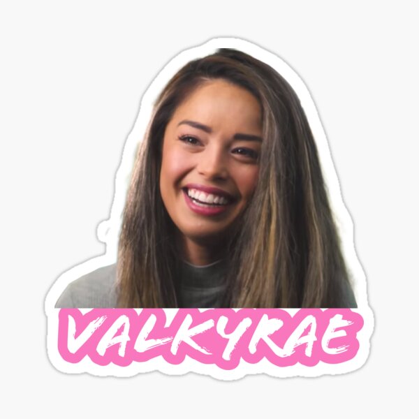 "valkyrae" Sticker for Sale by Mariocii | Redbubble