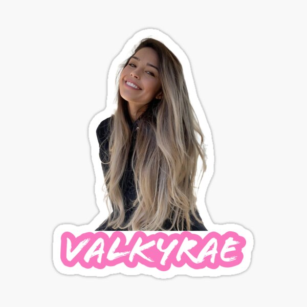 "valkyrae" Sticker for Sale by Mariocii | Redbubble