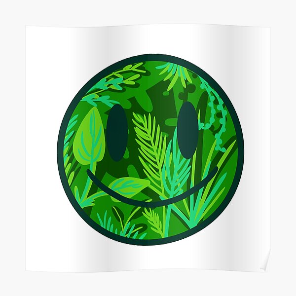 "Forest Smiley" Poster for Sale by daylinsart | Redbubble