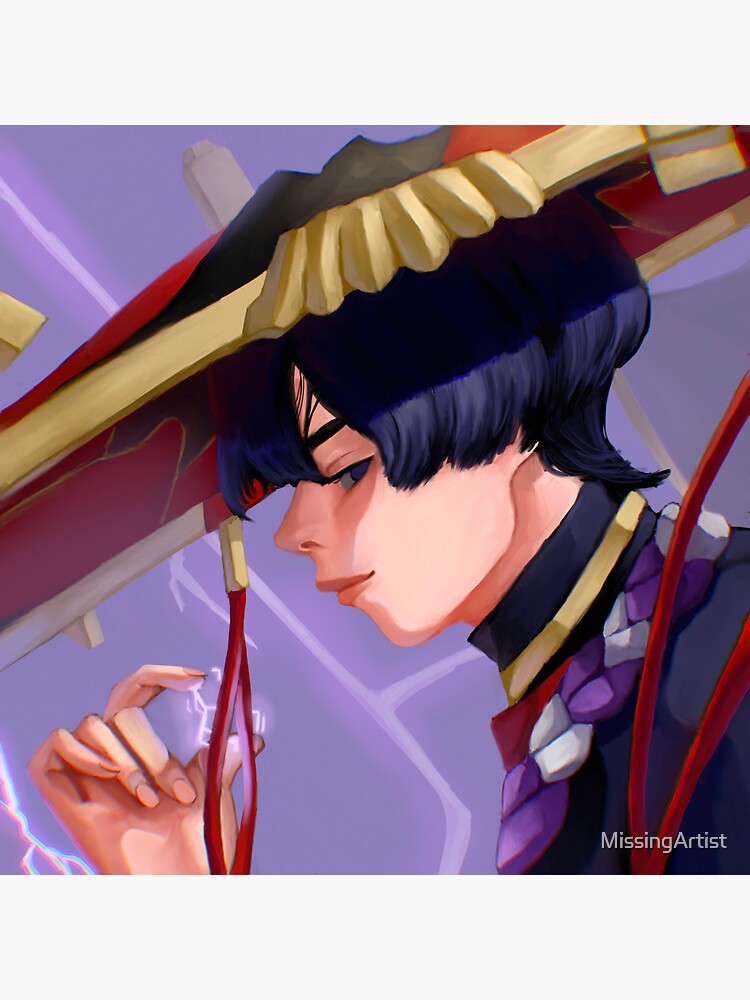 "Scaramouche" Sticker for Sale by MissingArtist | Redbubble