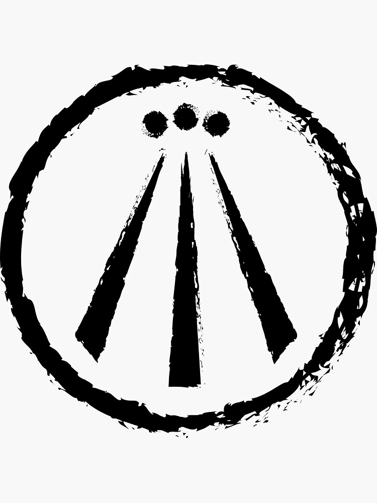"Awen Ancient Symbol" Sticker for Sale by signsandsymbols | Redbubble