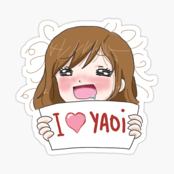 "I Love Yaoi!" Sticker for Sale by 22027515 | Redbubble
