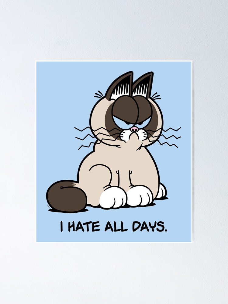 "Always Grumpy" Poster by mikehandyart | Redbubble