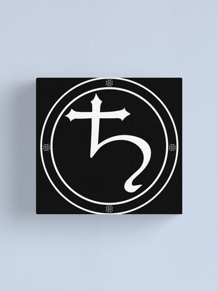 "Alchemy Lead Saturn Alchemical Symbol" Canvas Print by signsandsymbols ...