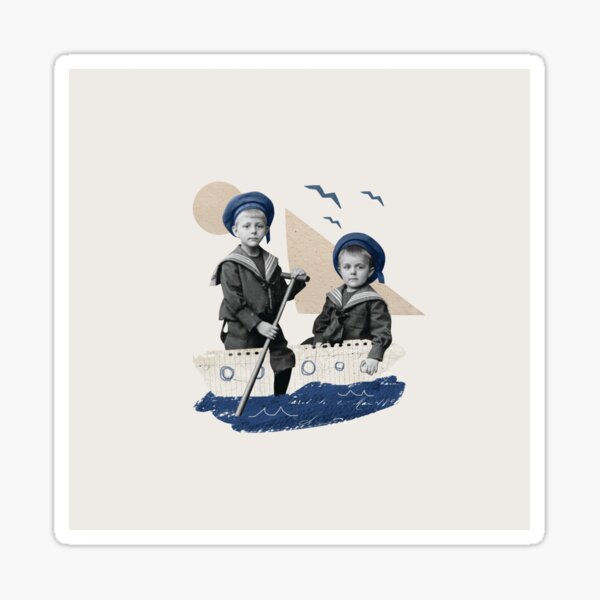 "Leo & Pipo" Sticker by vintageinpastel | Redbubble