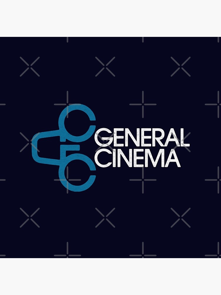 "General Cinema Corporation Defunct Movie Theater" Throw Pillow for ...