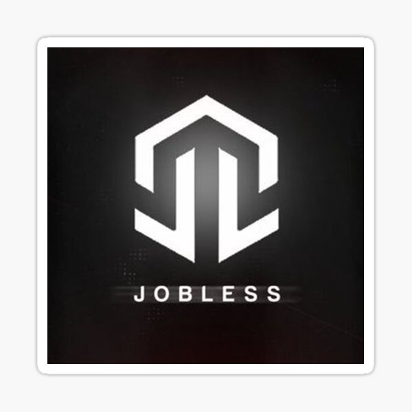 "JL Logo - Jobless" Sticker for Sale by telecritique | Redbubble