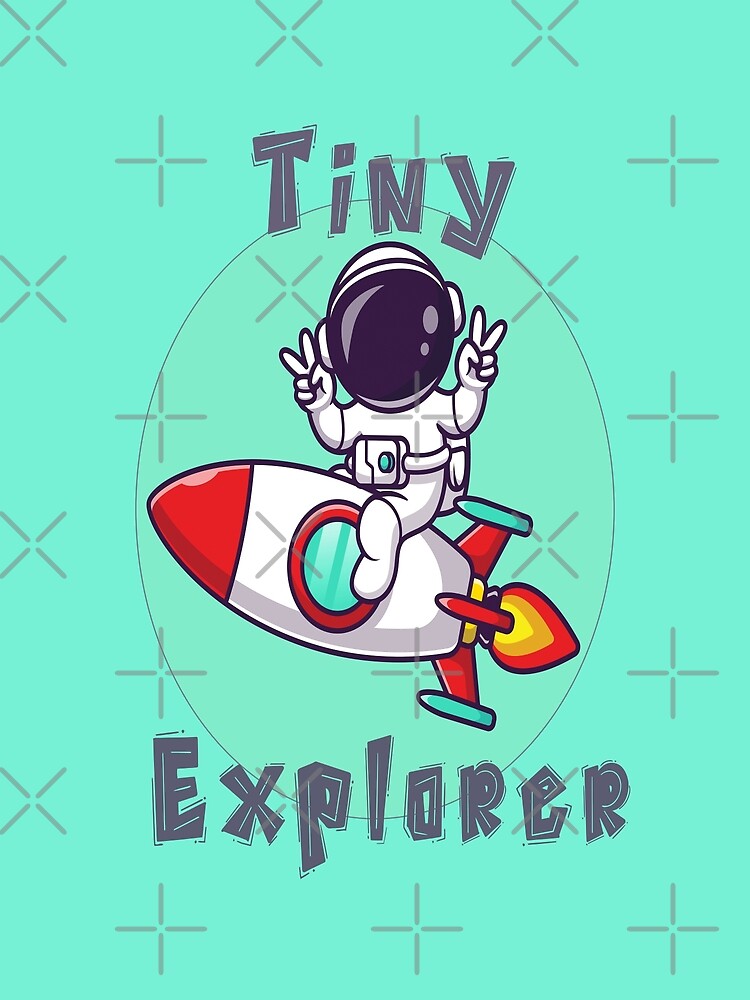 " Tiny Explorer Space Kids " Poster for Sale by Bakadesigner | Redbubble