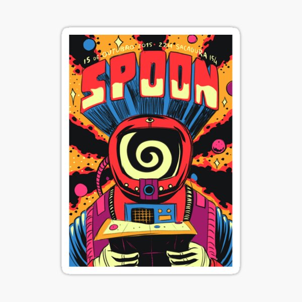 "Spoon band Sci-fi Graphic Essential " Sticker for Sale by GoodieTees ...