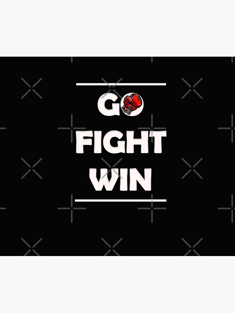 "GO FIGHT WIN" Poster for Sale by The-first-1st | Redbubble