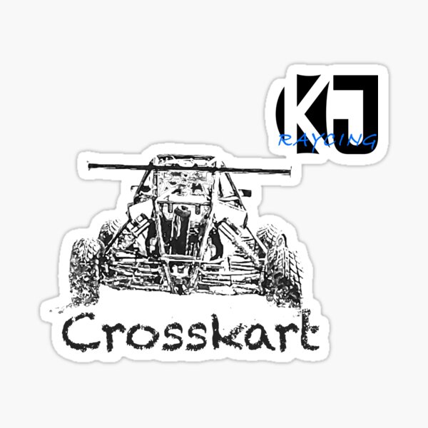"KJ Raycing VF-1 Crosskart with Logo" Sticker for Sale by KJ-Raycing ...