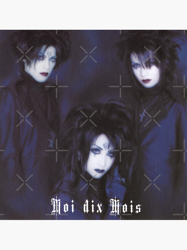 "moi dix mois mana sama juka kazuno visual kei" Sticker for Sale by cybercults | Redbubble