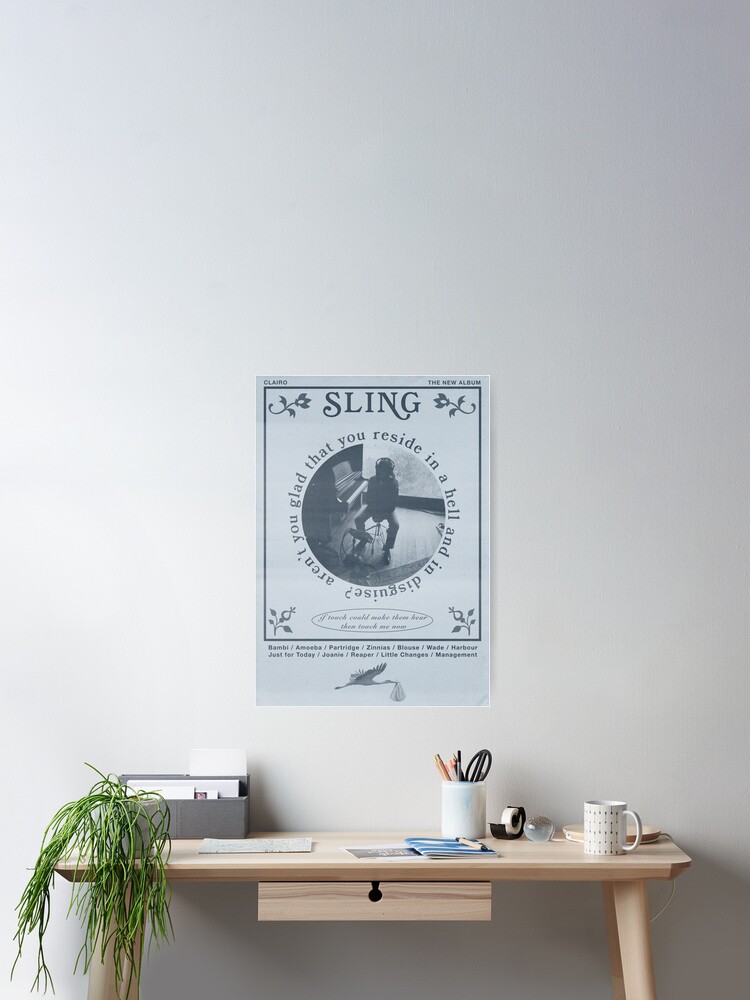 "Clairo Sling" Poster for Sale by lgsketches | Redbubble