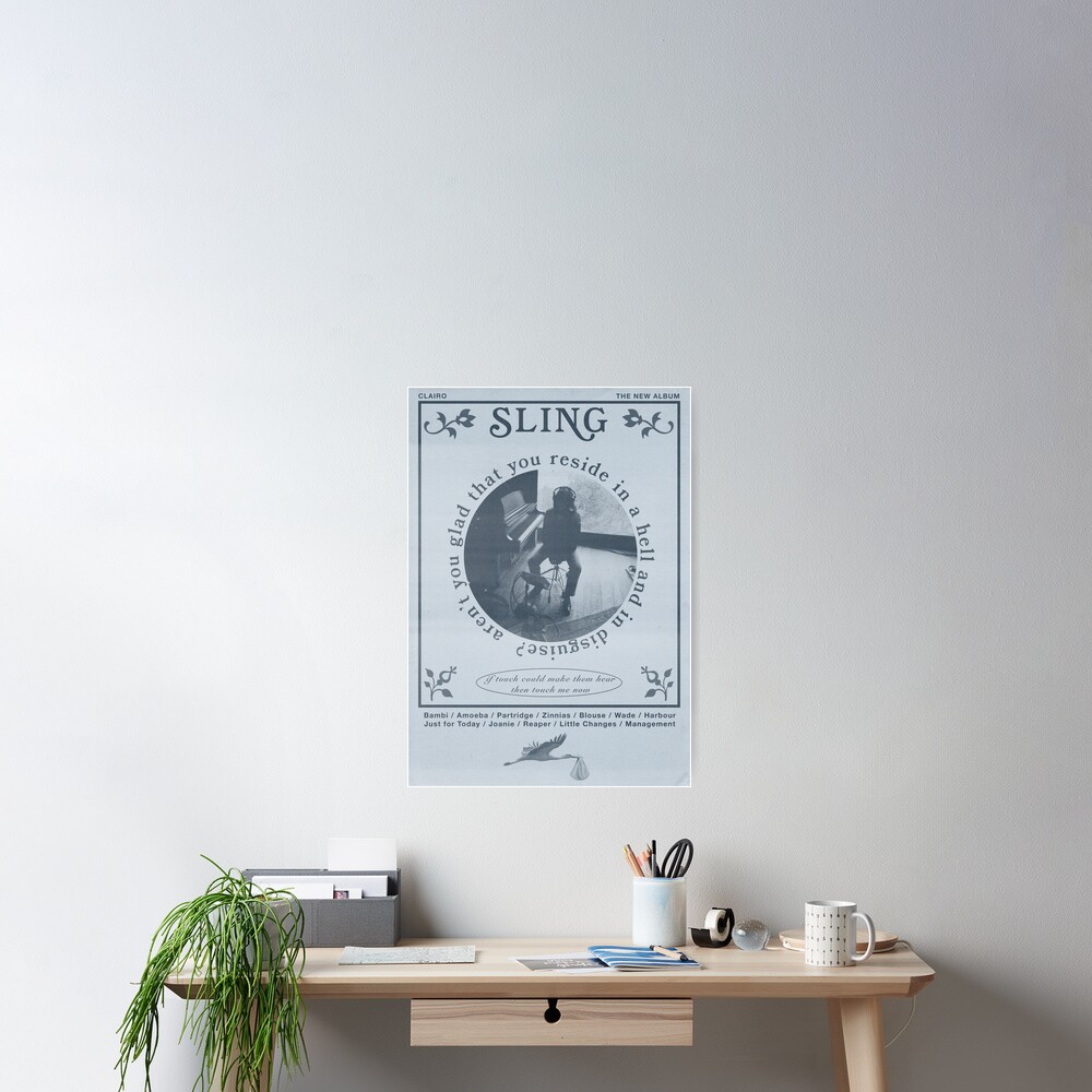 "Clairo Sling" Poster for Sale by lgsketches | Redbubble