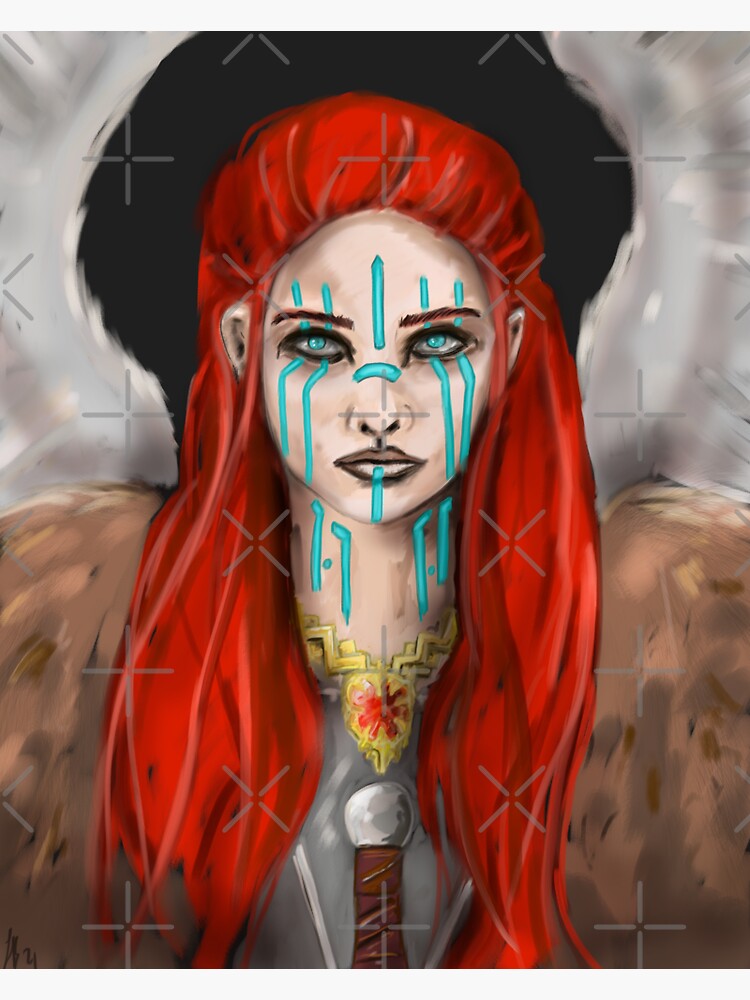 "Freyja, Vanir Goddess" Sticker for Sale by TheLadySif | Redbubble