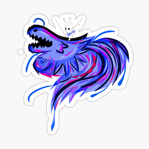 "Slugcat and Lizard" Sticker for Sale by sonoyang | Redbubble