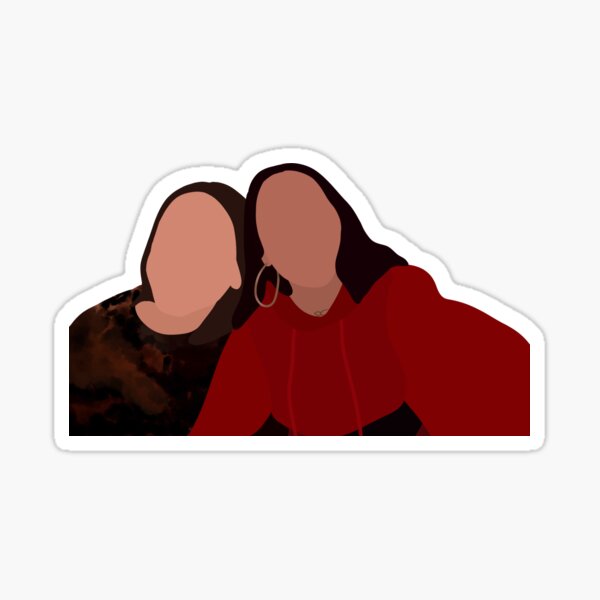 "Casey and Izzie - Atypical" Sticker for Sale by Mayas-Stickers | Redbubble