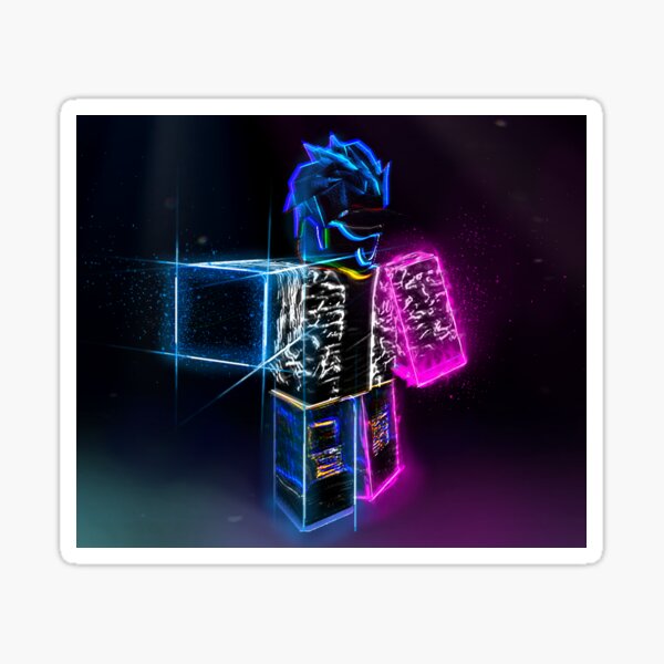 "Roblox Poster Neon" Sticker for Sale by ApexArtz | Redbubble