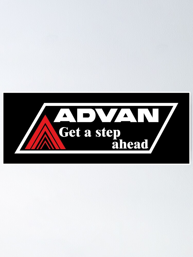 "Advan" Poster by JDMShop | Redbubble