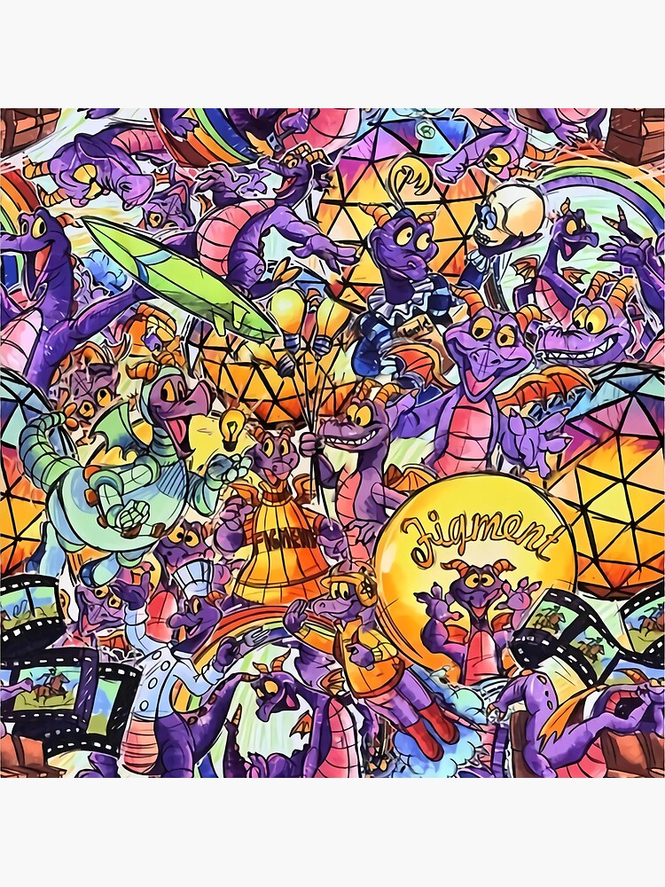 "THE ORIGINAL Figment Collage - " Poster for Sale by sedertamiya ...
