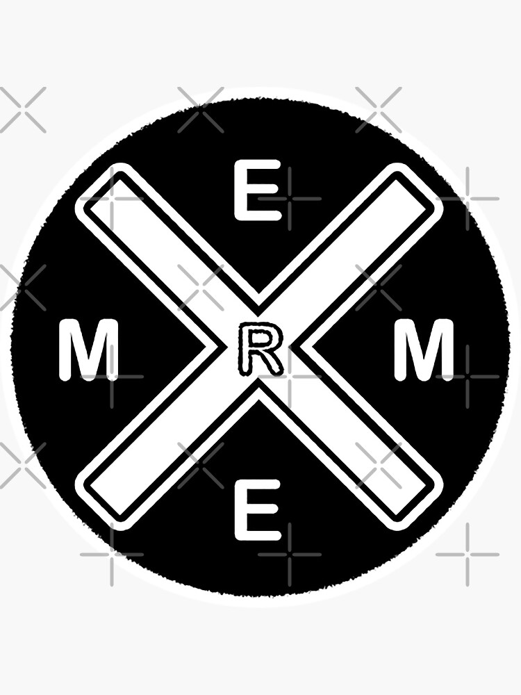 "TOP SELLER / TRENDING - Professional Memer Logo V2" Sticker by ...