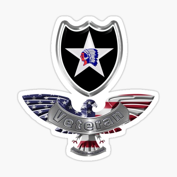 "2nd Infantry Division " Sticker for Sale by SoldierAlways | Redbubble