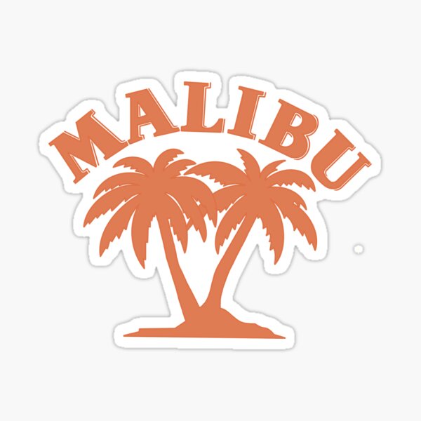 "Pink Malibu Punch" Sticker for Sale by alyssafellman | Redbubble