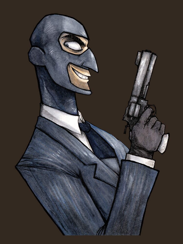 "BLU Spy" T-shirt for Sale by arumise | Redbubble | team fortress 2 t ...
