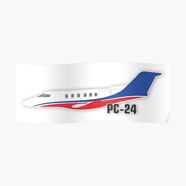 "PC-24 profile" Poster for Sale by GregThompson | Redbubble
