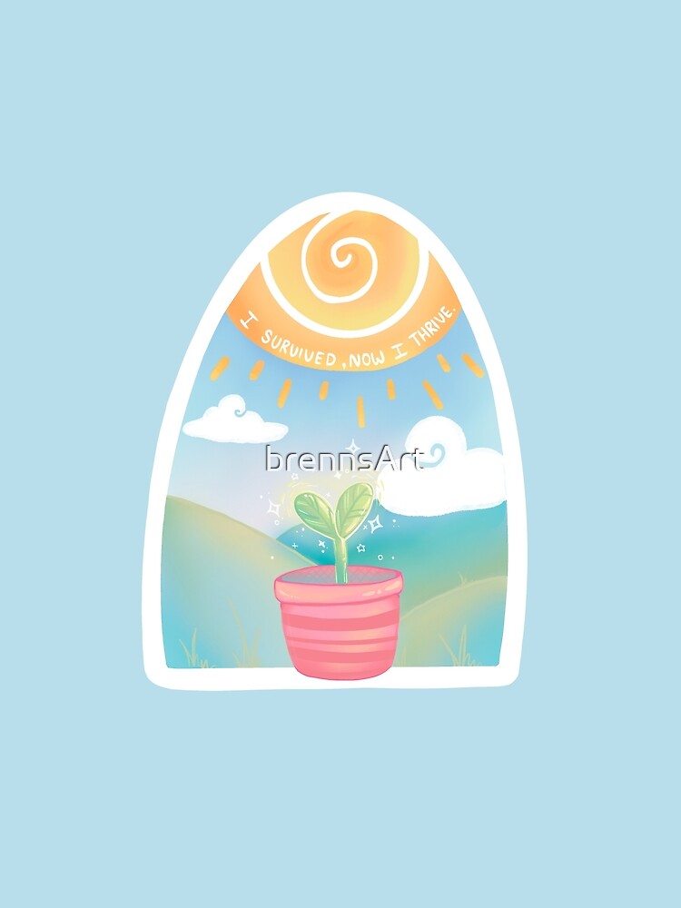 "Thrive" Poster for Sale by brennsArt | Redbubble