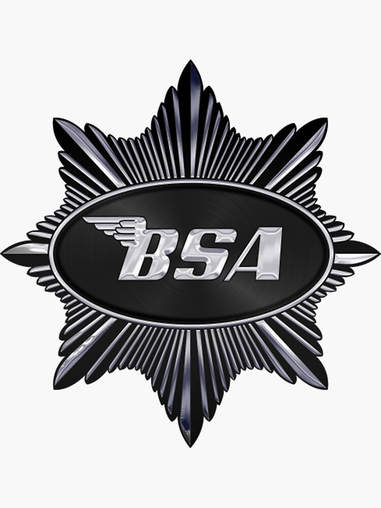 "Bsa Motorcycles " Sticker for Sale by AgelessMoxie | Redbubble